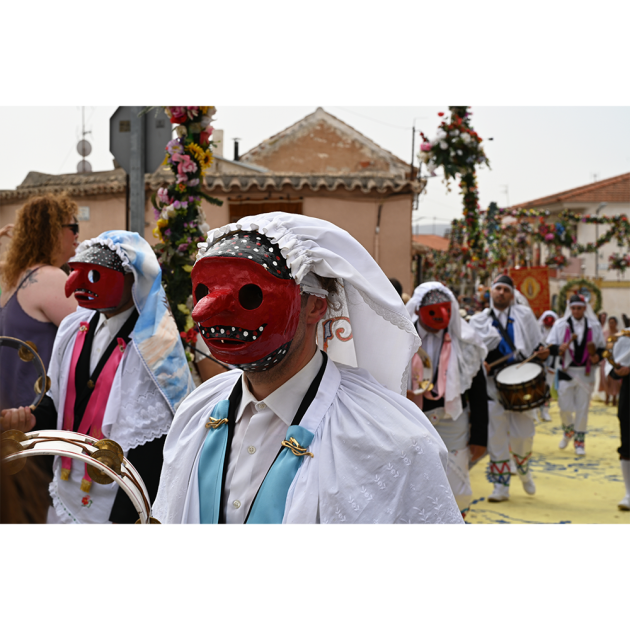 Danzante Mask and Tambourine – Second Face