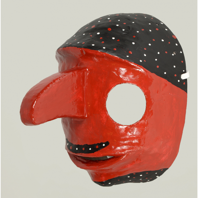 Danzante Mask and Tambourine – Second Face