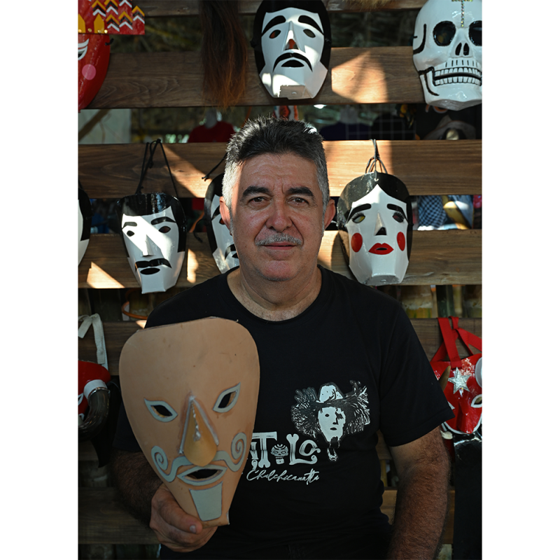 Xantolo Catrina Mask – Second Face