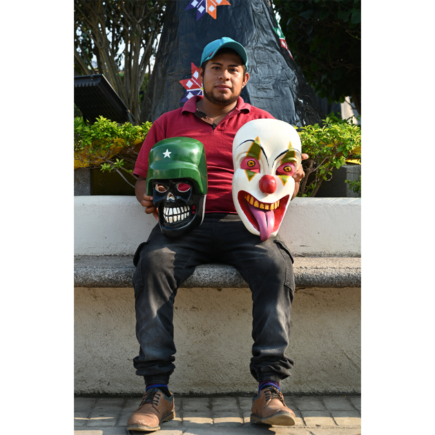 Xantolo Army Calavera Mask – Second Face